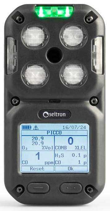 Seitron be safe MULTI GAS Personal Gas Monitor with Hazardous Areas ...