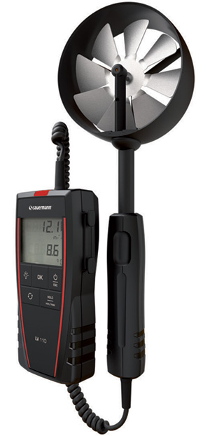 LV-110S Thermo-Anemometer Measure Air Velocity and Temperature ...