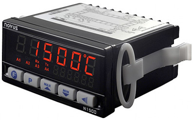 N1500 Programmable Thermocouple, RTD and Milliamp 1/8 DIN Panel Meter